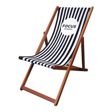 Personalised Custom Deck Chairs In Australia | Focus Banners
