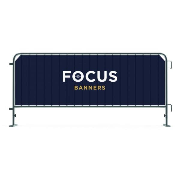 Crowd Control Barrier Vinyl Banners | Focus Banners