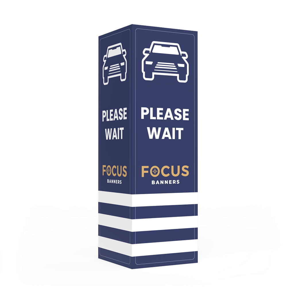 Pillar Wraps for Way Finding and Advertising by Focus Banners