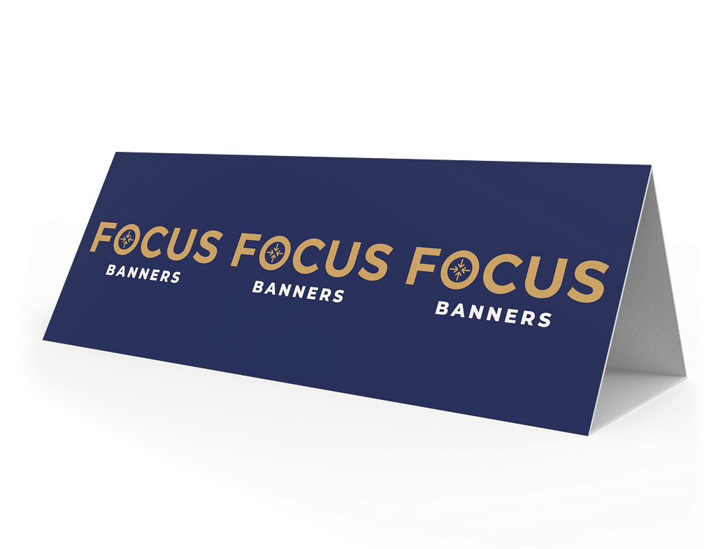 Corflute Triangle Toblerone Signs by Focus Banners